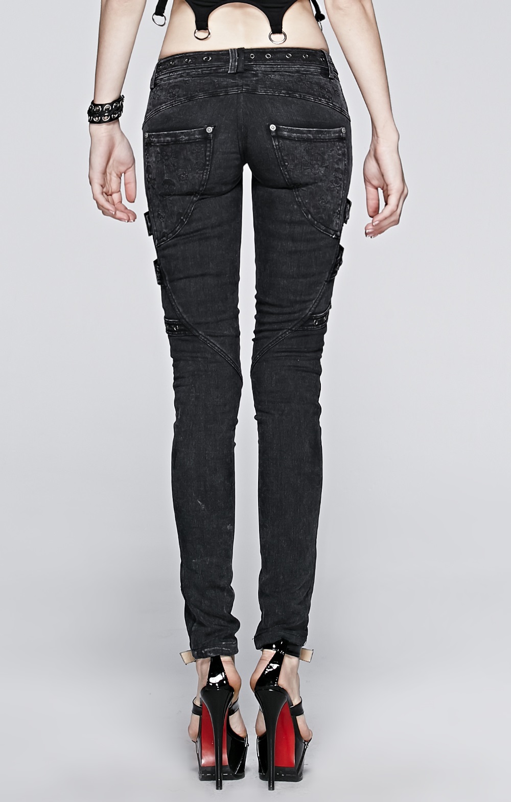 Pantalon gothique femme PUNK RAVE style visual kei