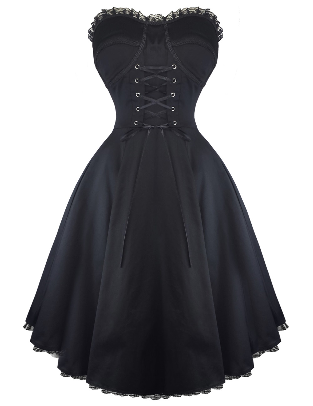 Robe gothique H&R LONDON ornée de dentelle