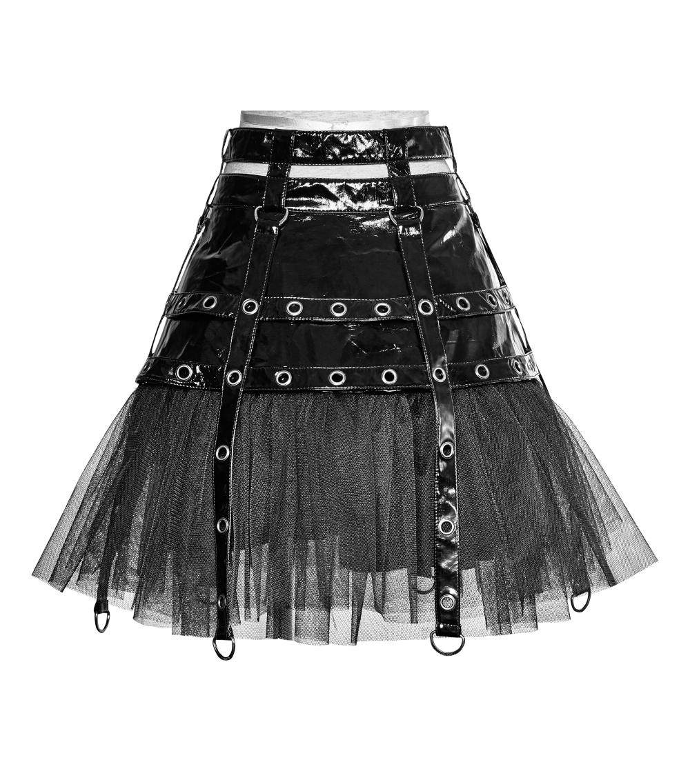 Jupe gothique pvc visual-kei PUNK RAVE